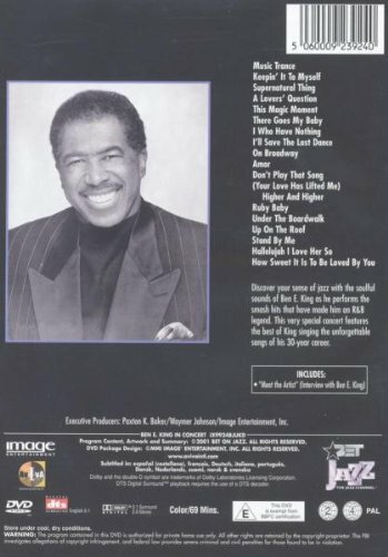 Ben E. King - Live in Concert (2001) Image Entertainment DVD brand new ...