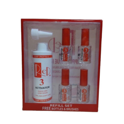 RED Dipping Activator (#3) Refill Kit 7 oz + 4 empty bottles | eBay