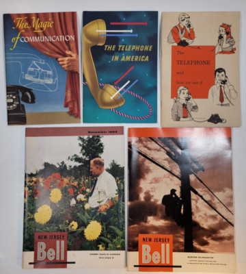Lot Telephone Ephemera Magazines America Magic Communication New Jersey ...