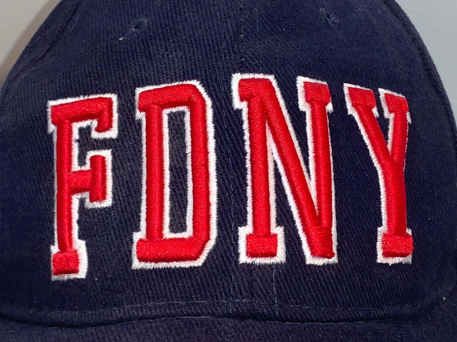 FDNY * Fire Department New York * 9/11 * Navy/Red * Baseball Cap ...