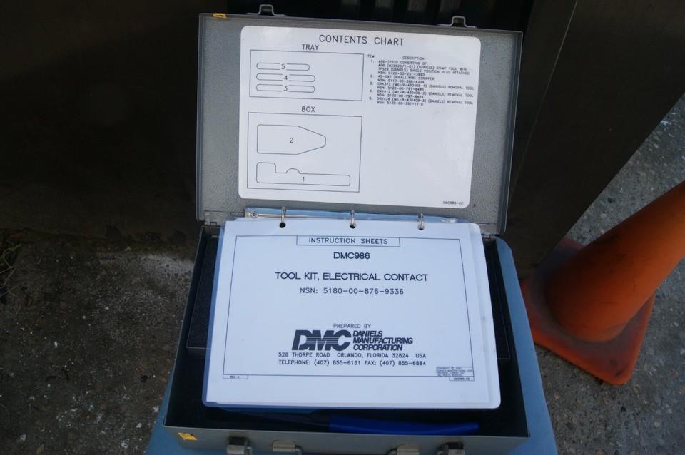 DMC986 TOOL KIT ELECTRICAL CONTACT MADE IN THE USA | eBay