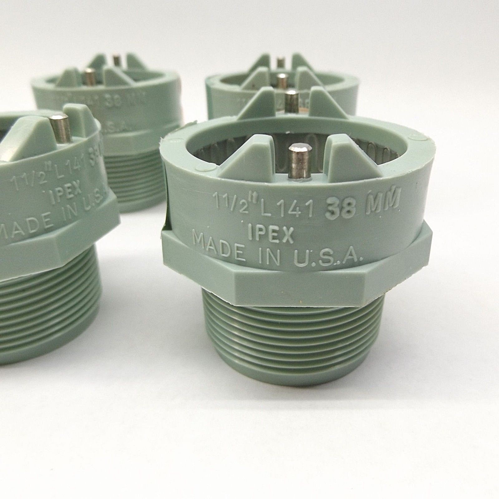LOT OF 6 ENFIELD FRPP210 1-1/2" L141 38 MM THREADED COUPLING ASTM F1412 ...