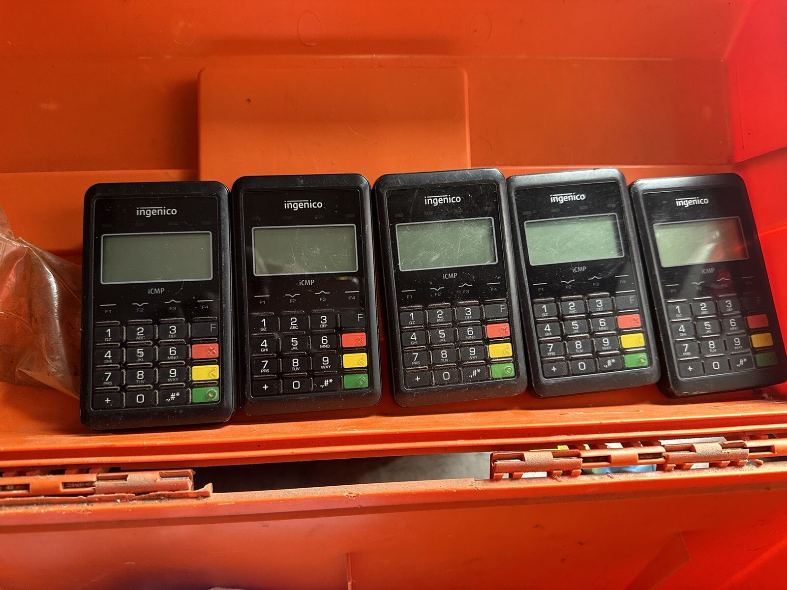 Lot Of 5 INGENICO 6500 CREDIT/DEBIT CARD READER | eBay