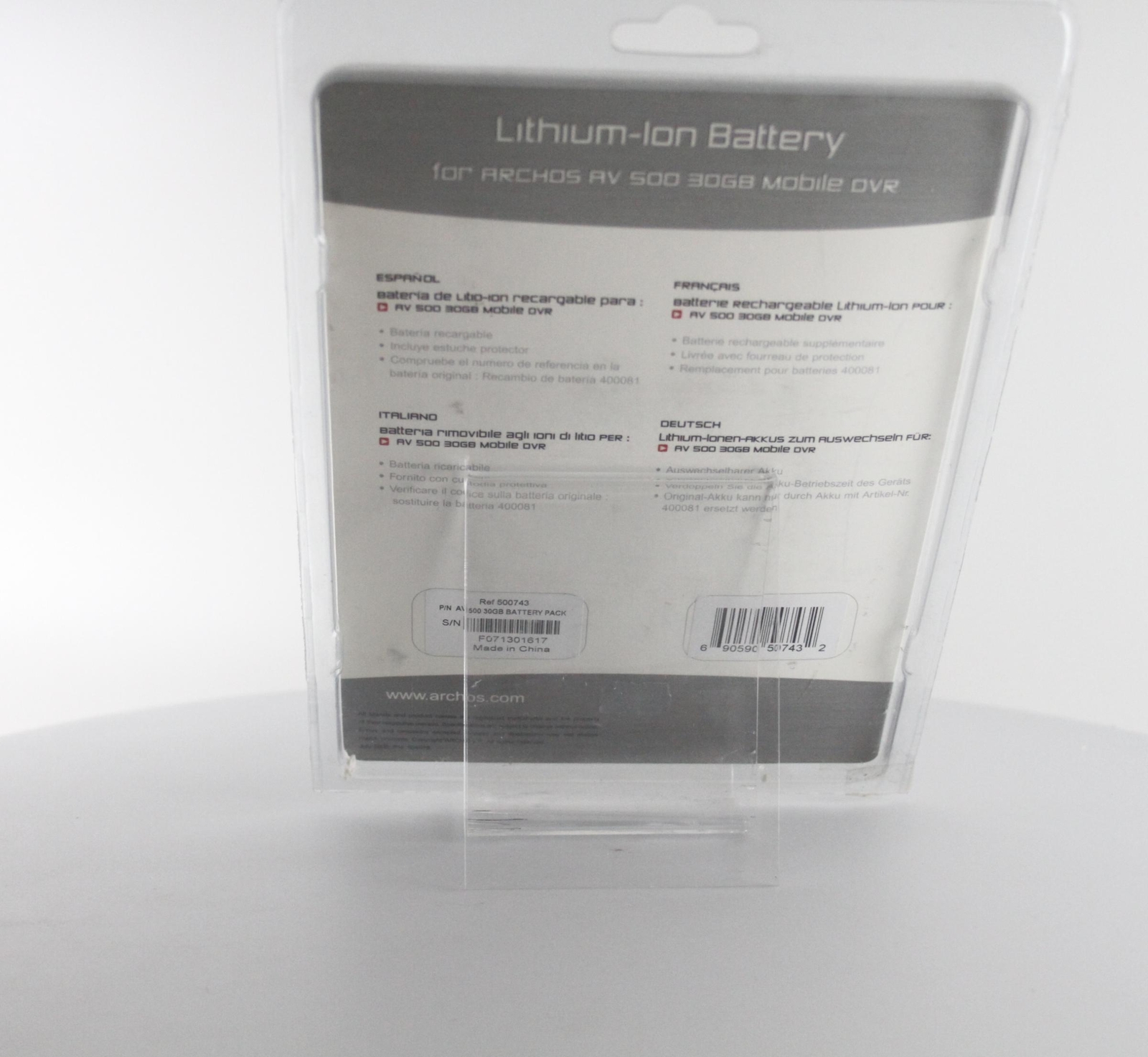 Archos (500743) Battery for AV500 30Go for sale online | eBay