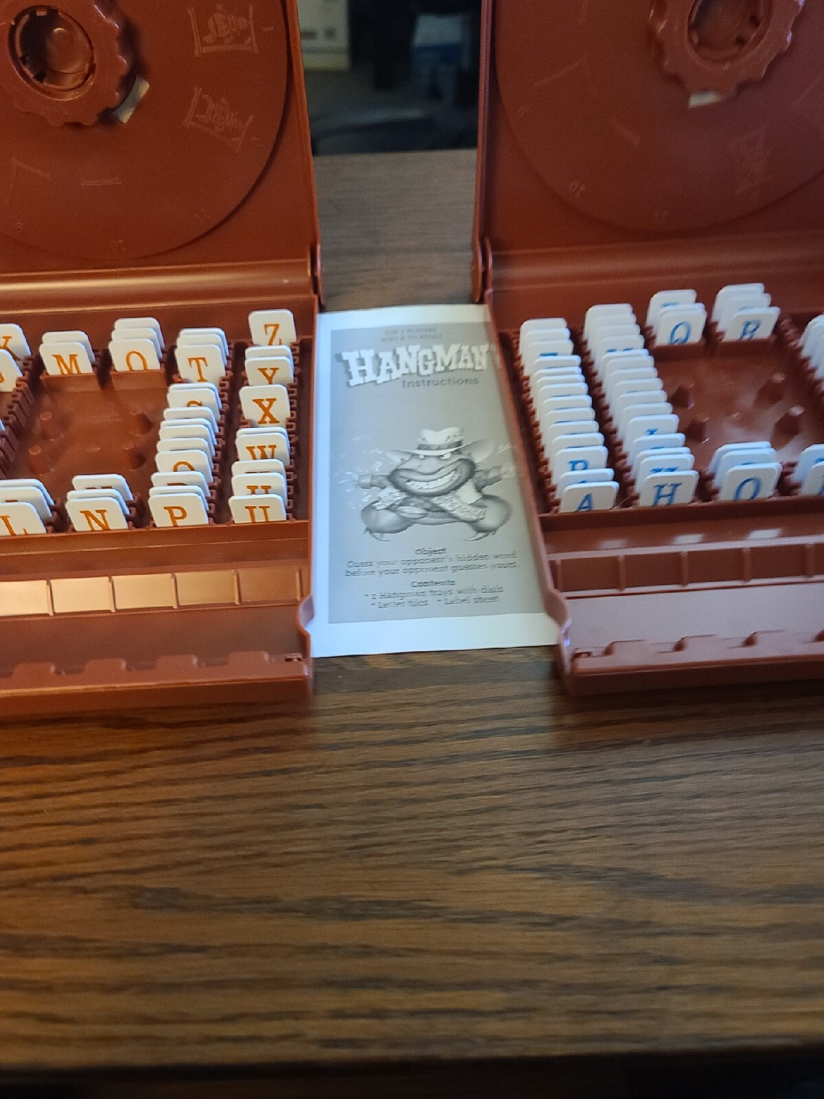 2003 Hangman Board Game - Parker Brothers Word Guessing Game - HASBRO ...