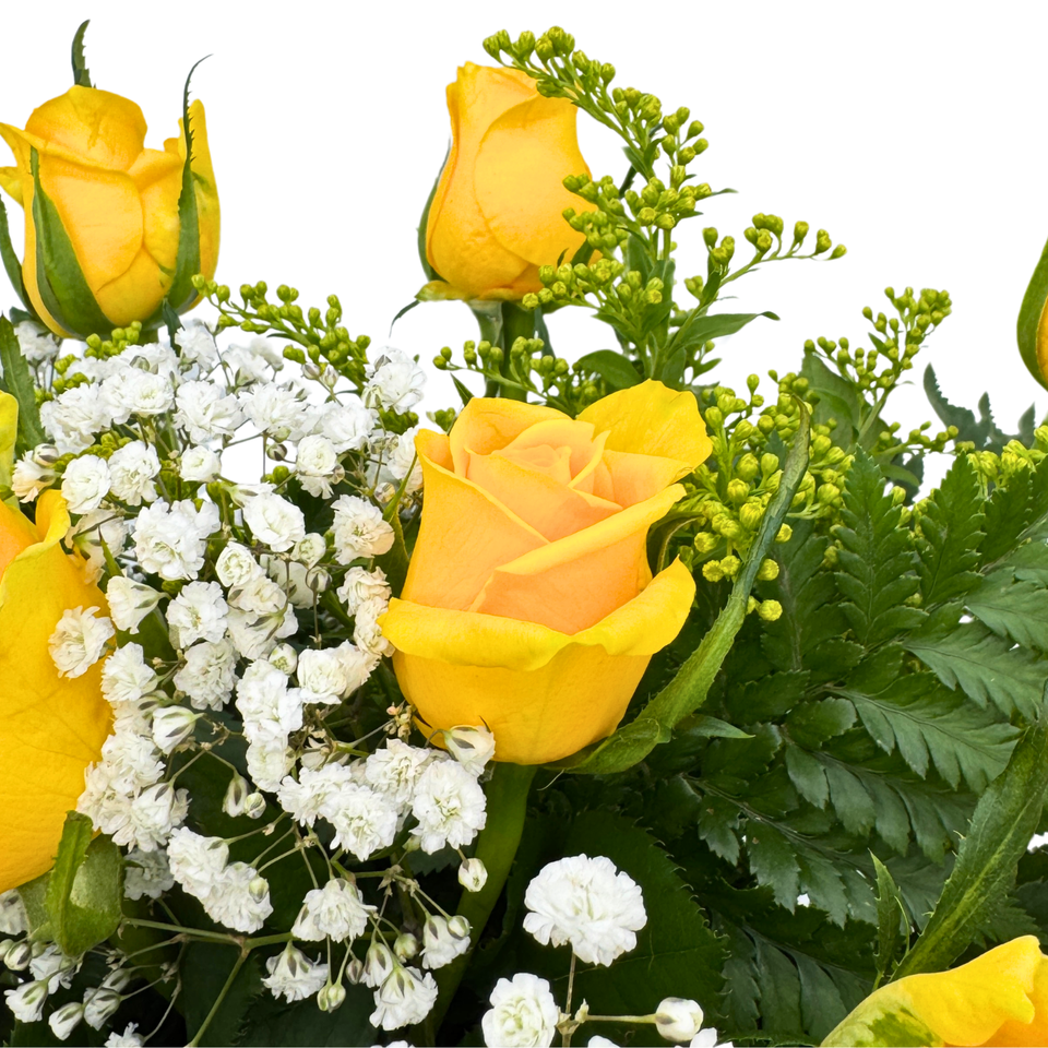 Homeland Florists - FRESH FLOWERS DELIVERED UK NEXT DAY - Yellow Roses ...