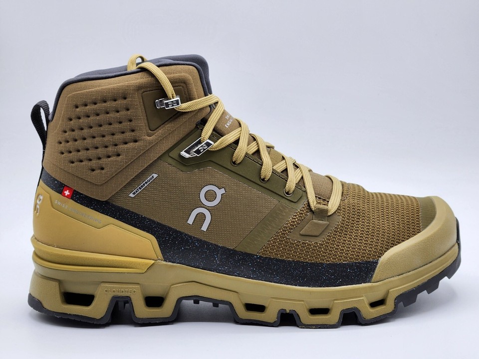 On Cloudrock 2 Waterproof Women's Trail Running - Hunter/Safari- US 8.5 | eBay