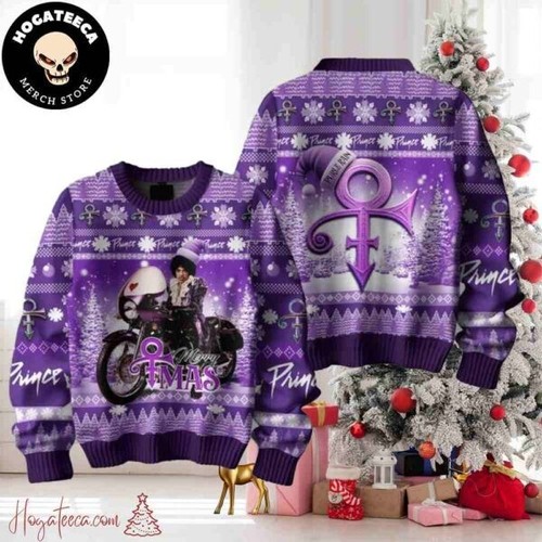 Prince Merry Purple Rain Christmas Princemas Chirstmas Gifts 2024 Ugly ...