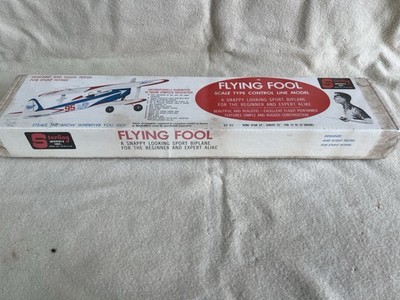 Sterling Models Flying Fool Stunt Control Line Airplane Kit Red White ...
