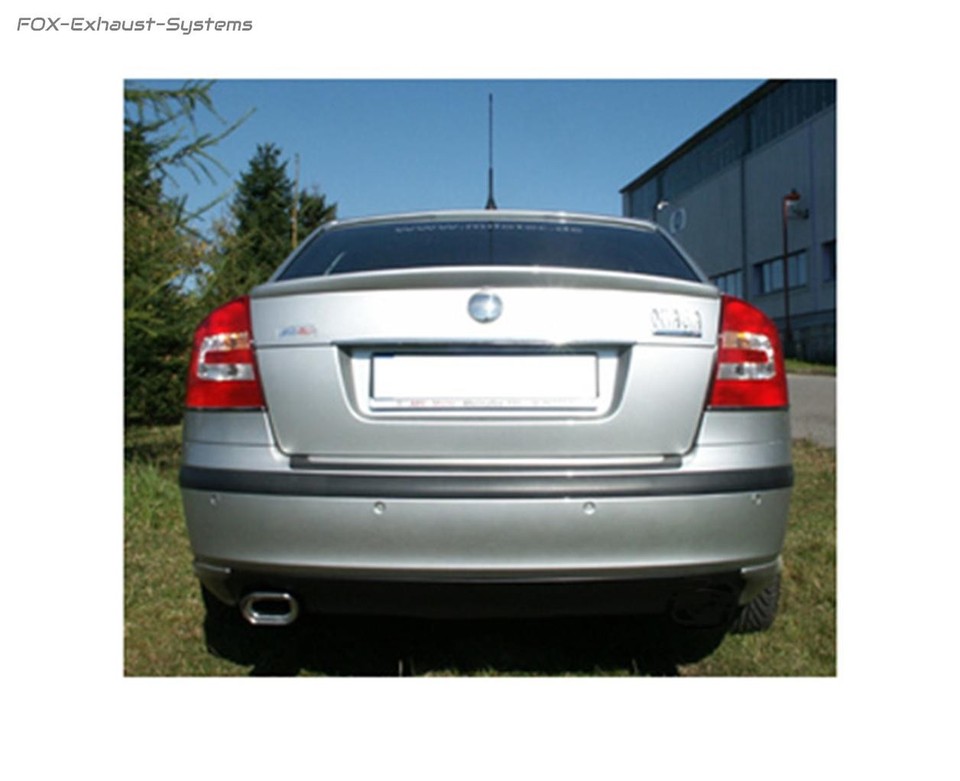 Racing System (With Sound-Pipe) Skoda Octavia 1Z 135x80mm Flat Oval | eBay