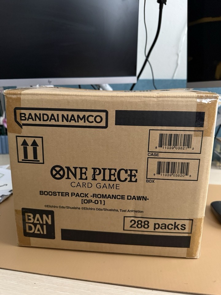 One Piece Romance Dawn BLUE BOTTOM Booster Box/Display Case FIRST WAVE ...