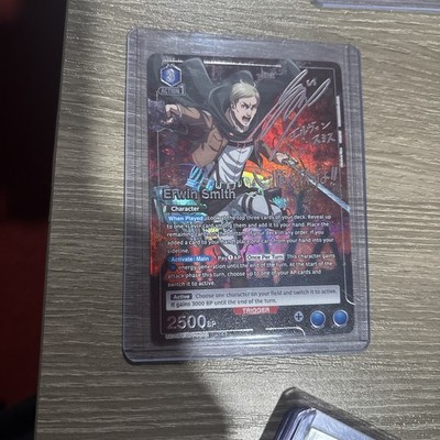 Union Arena Autographed Erwin Smith AoT English Card UE10BT/AOT-1-002 ...
