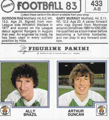 Football 83 - Panini - Choose from drop down list (309 - 527 ...