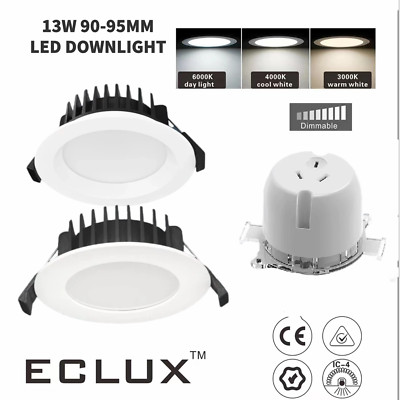 LED Downlights & LED Socket plug base Dimmable Lights 13W 90MM-95MM ...