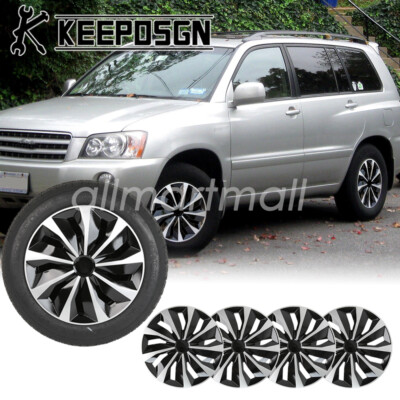 For Toyota Highlander 16'' Car Tire Hub Caps Wheel Rim Covers Set of 4 ...