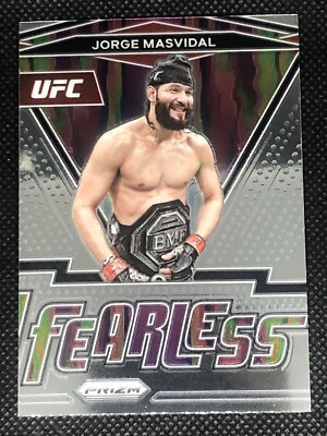 2022 Panini Prizm UFC Fearless #5 Jorge Masvidal | eBay