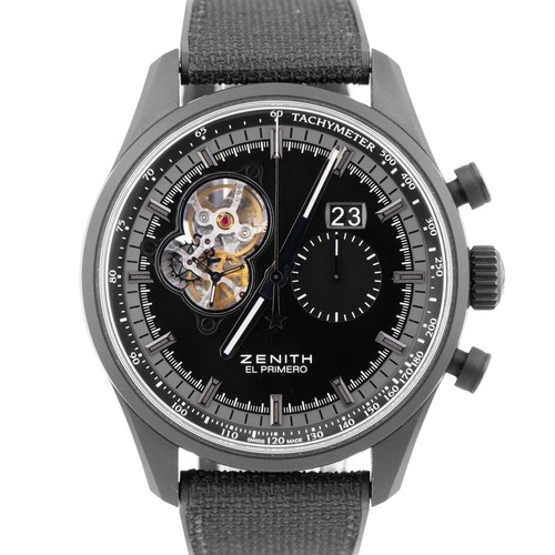 Zenith El Primero Night Vision Chronomaster PAPERS 24.2160.4068/21.R573 ...