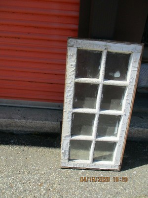 VINTAGE ANTIQUE WINDOW 16 X 32 8 PANES GLASS WE SHIP!!!!!!! | eBay