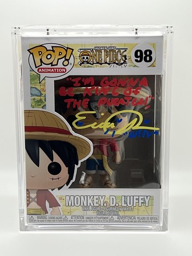 One Piece : Monkey D Luffy #98 Funko Pop! *Signed And Quoted* (JSA CERT ...