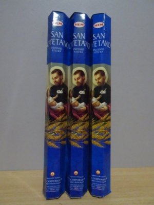 San Cayetano Incense 3 Packs x 20 Sticks HEM Hex 60 Sticks | eBay Australia