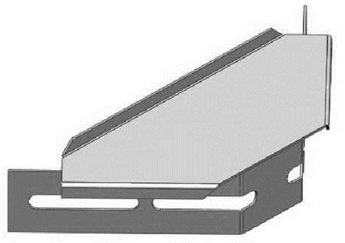 Ezystrut CABLE LADDER TEE-CROSS BRACKET EZYET3TXG 45mm Galvabond Steel ...