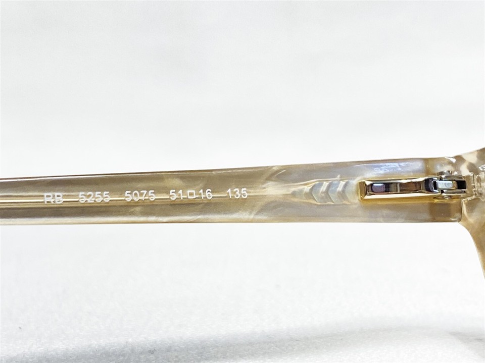 NEW Ray Ban RB5255 5075 Womens Havana Rectangle Designer Eyeglasses ...