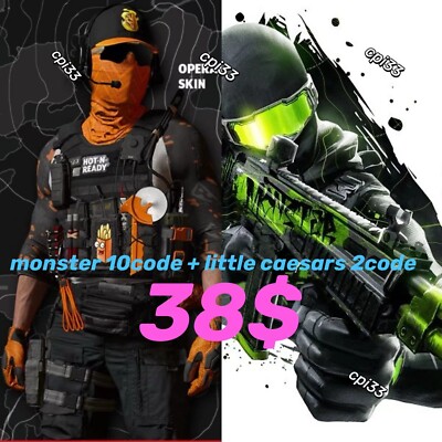 Call of Duty Modern Warfare 3 Monster Energy Skins-10 codes+little ...