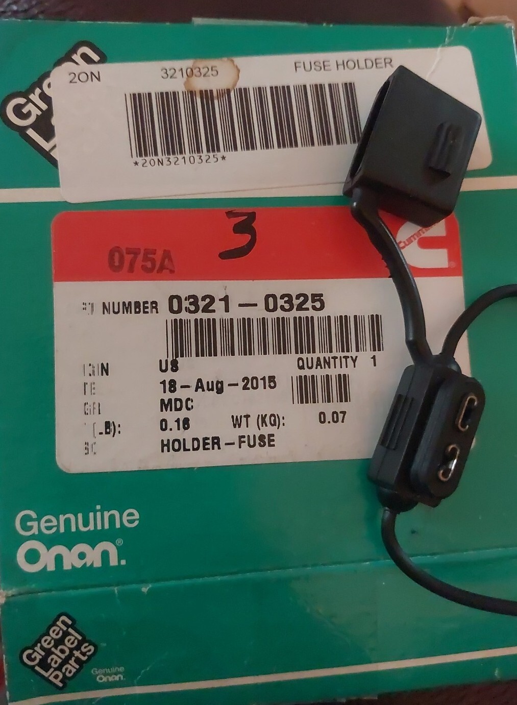 New Cummins Onan HOLDER-FUSE 0321-0325 | eBay
