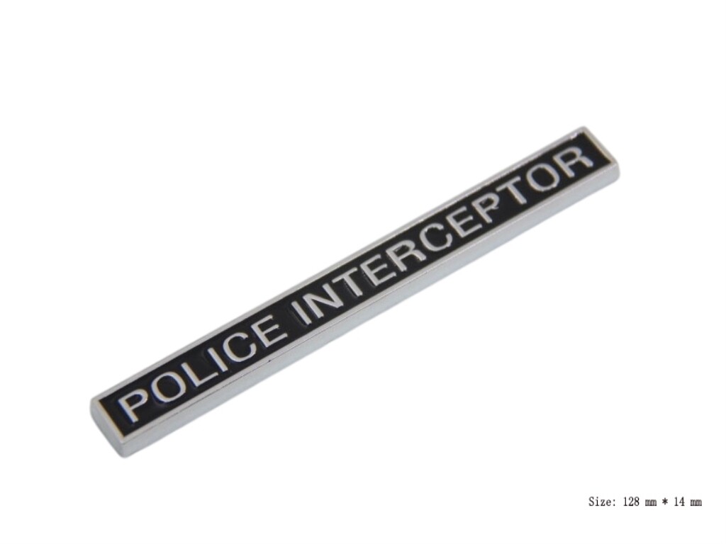 Police Interceptor Auto Emblem Dekoration LKW car Sticker Badge ...