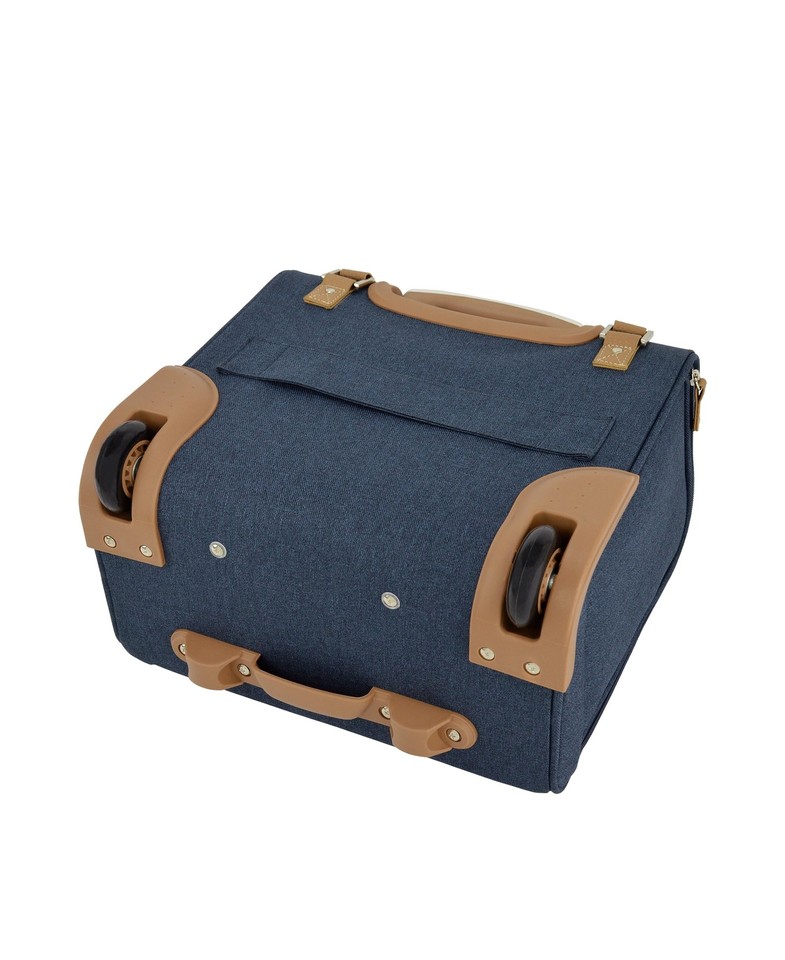 London Fog Wallington Denim 4 Piece Nested Set USB, 15", 20", 25", 29 ...