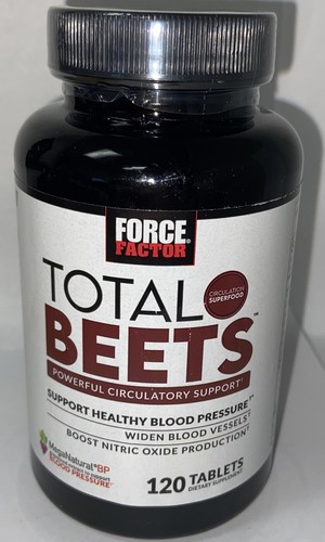 Force Factor Total Beets Dietary Supplement - 120 Tablets 818594015474 ...