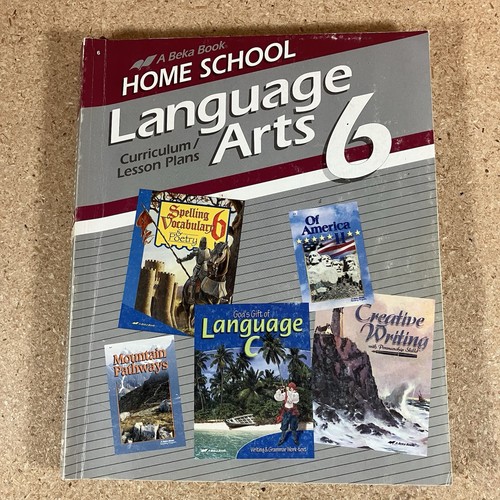 Abeka Book Homeschool Language Arts 6 Curriculum/Lesson Plans 6th Grade ...