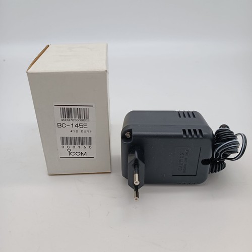 Icom BC-145E AC adapter Rapid chargers 220V w/ Euro style Plug BC-145 ...
