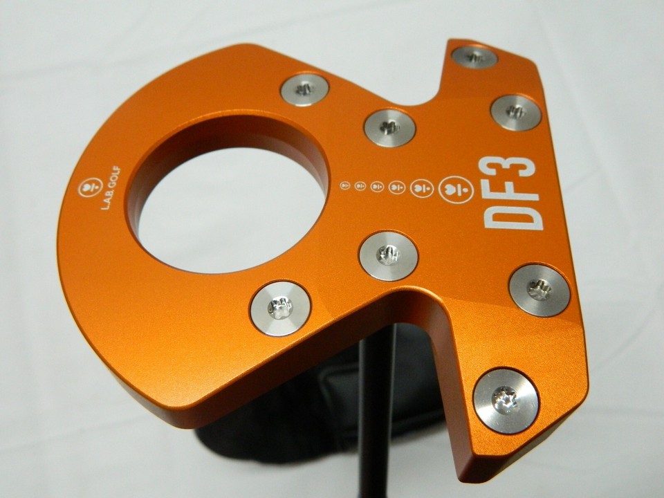 LAB Golf DF3 Orange Putter L.A.B. Golf 34 inch Putter 34" 69* Lie Steel ...