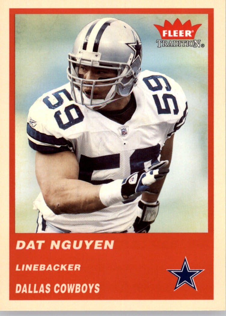 2004 Fleer Traditions Football #285 Dat Nguyen - Dallas Cowboys | eBay