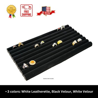 Novel Box 8 Continuous Slot Ring Organizer Display Tray Insert | eBay