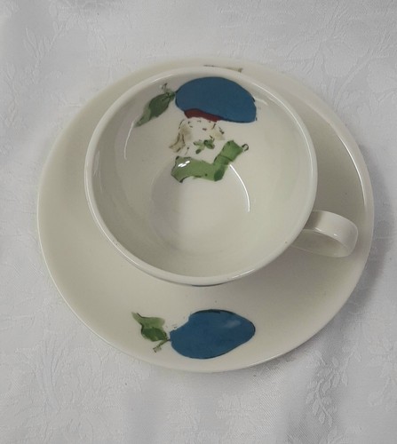 Castleton China Eva Zeisel Harvest Cup Saucer Museum Line Plum Marcel ...