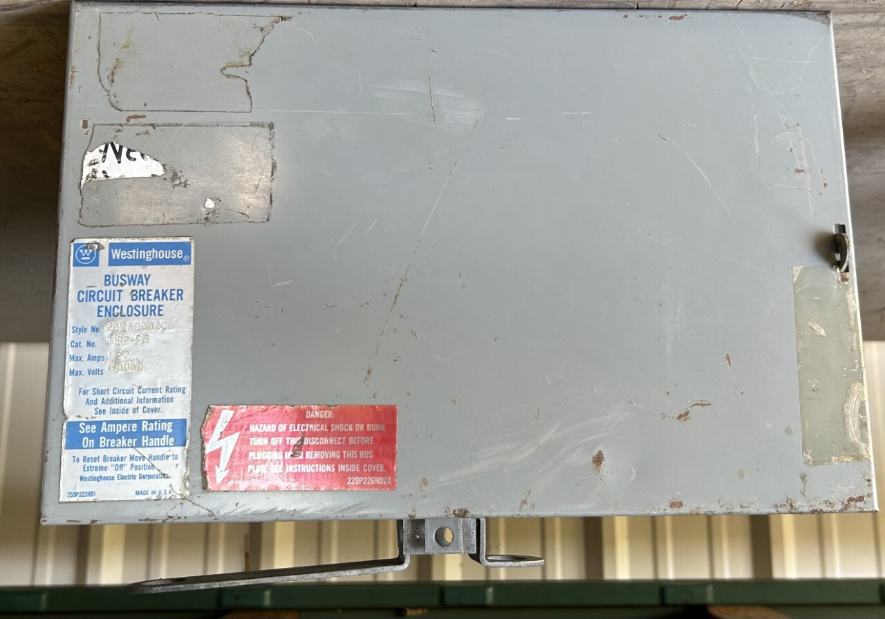 Westinghouse IBP-FB 150a Rated Bus Plug Disconnect w/30a 600v EHD3030 ...