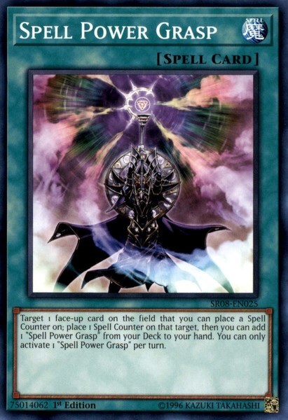 Spell Power Grasp SR08-EN025 Order of the Spellcasters 1st Edition for ...