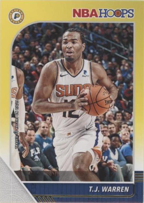 2019-20 Panini NBA Hoops - T.J. Warren #152 Yellow for sale online | eBay