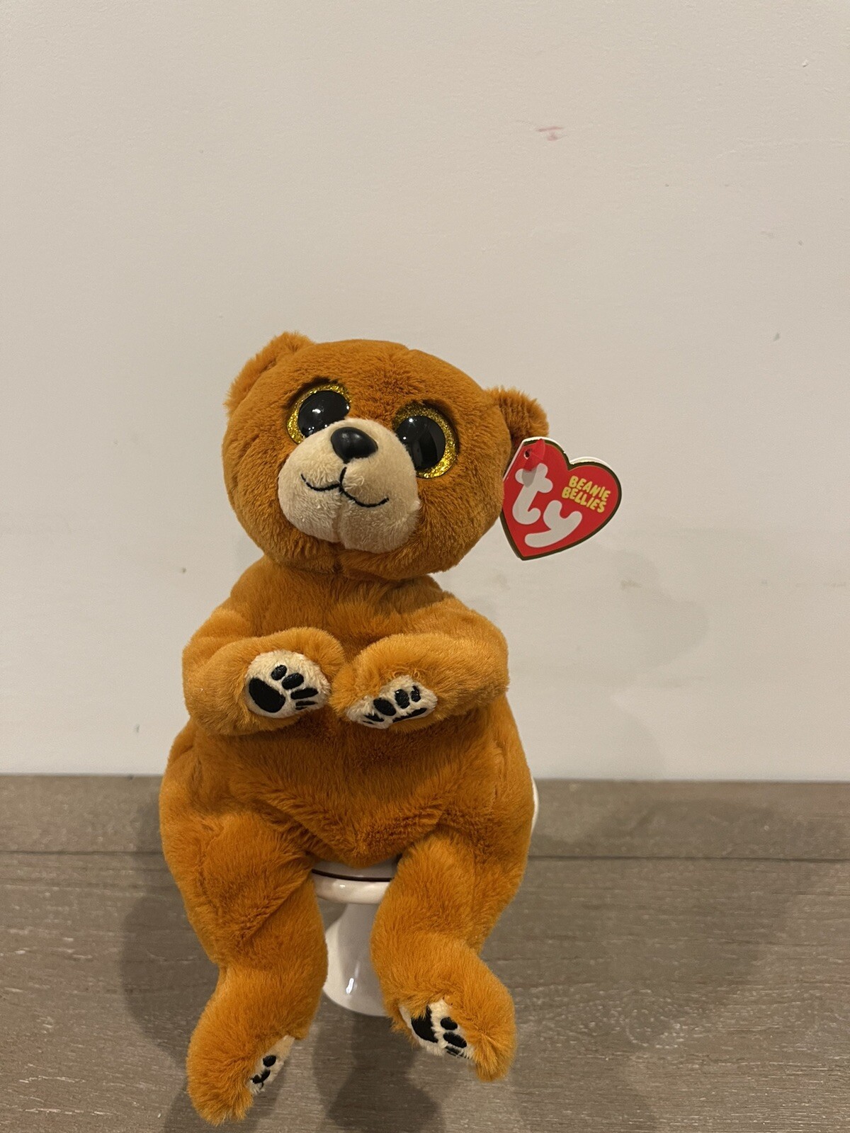 Ty Beanie Baby Bellies - DUNCAN the Bear 6" MWMTs Plush Stuffed Animal ...