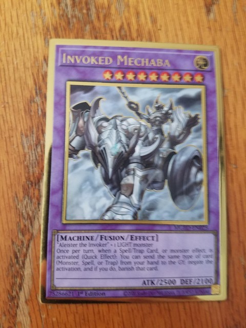 Yu-Gi-Oh! TCG Invoked Mechaba Maximum Gold: El Dorado MGED-EN025 1st ...