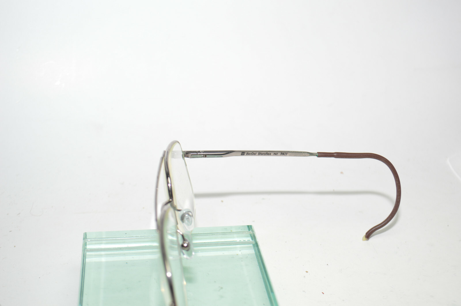 BerDel Sferoflex Aviator Eyeglasses Frames 56[]17 Natural Semi-Rimless ...