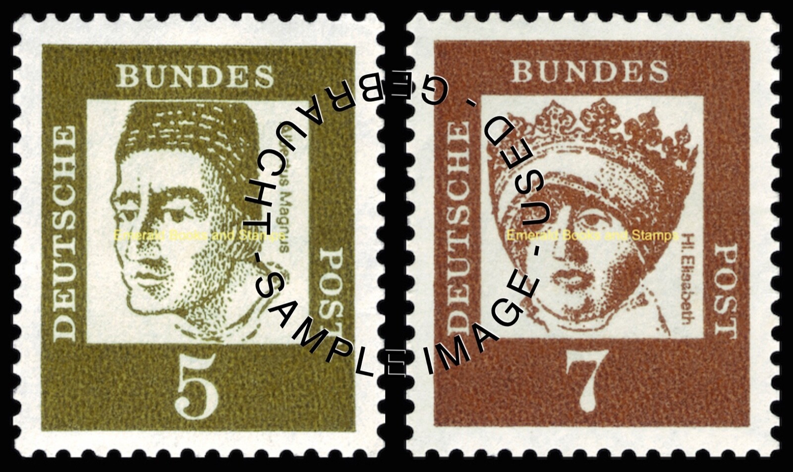 EBS Germany 1961 Famous Germans - Bedeutende Deutsche - Michel 347-362 ...