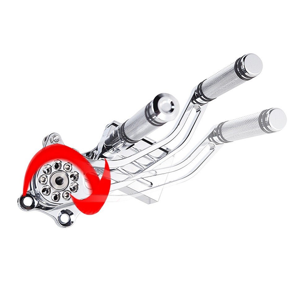 BILLET ALUMINUM CHROME FORWARD CONTROL KITS FOR HARLEY SOFTAIL FATBOY ...