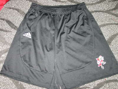 Louisville Cardinals Adidas Basketball Team Issued Black Shorts Dunking ...