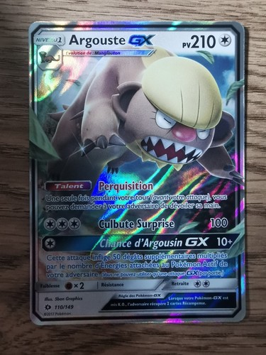 Carte Pokémon Argouste GX 110/149 Soleil & Lune SL1 Neuf Français | eBay
