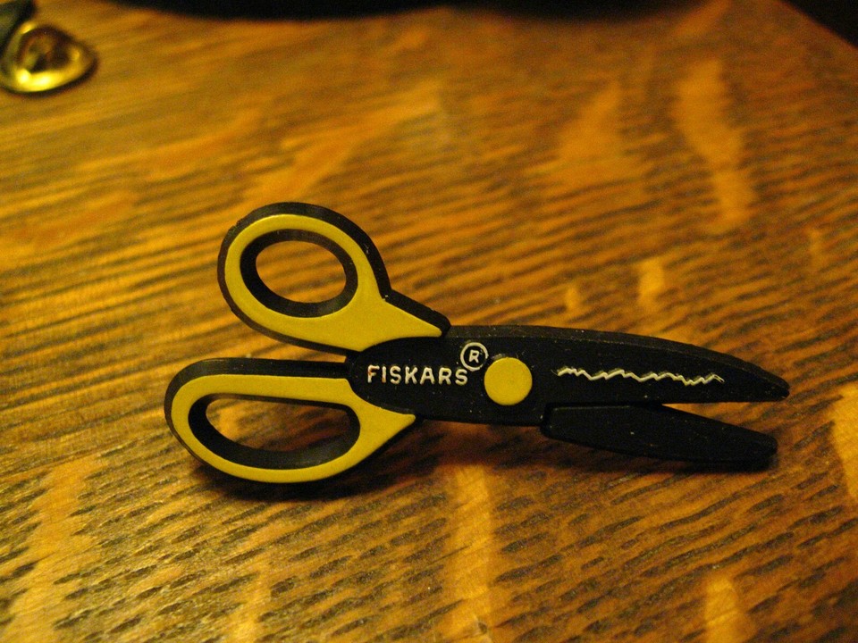 Fiskars Scissor Lapel Pin - Vintage Scissors Shears Finnish Company ...