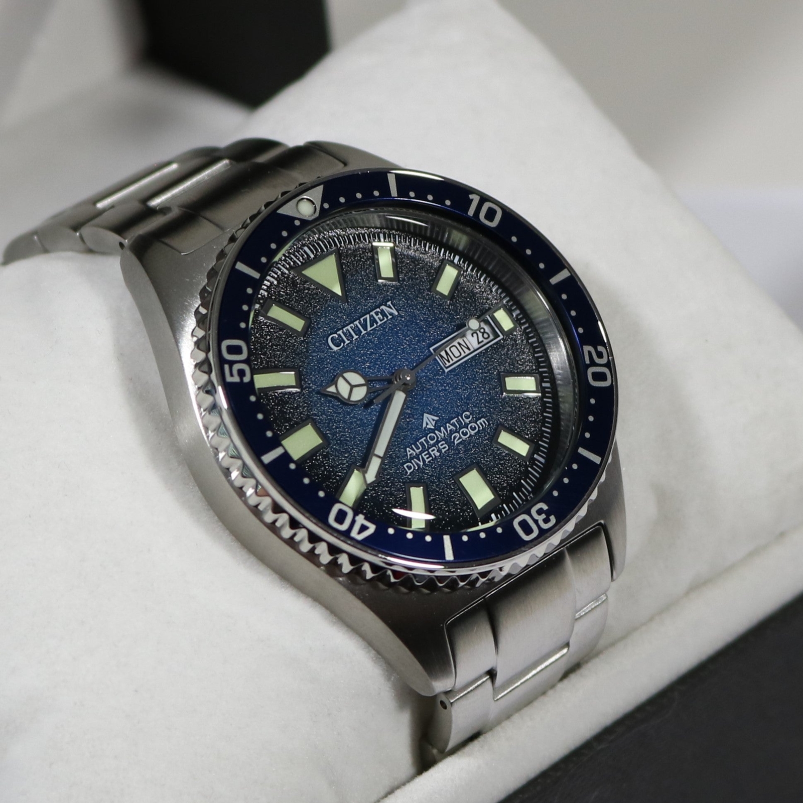 Citizen Promaster Automatic Blue Textured Dial Men's Diver Watch NY0129 ...