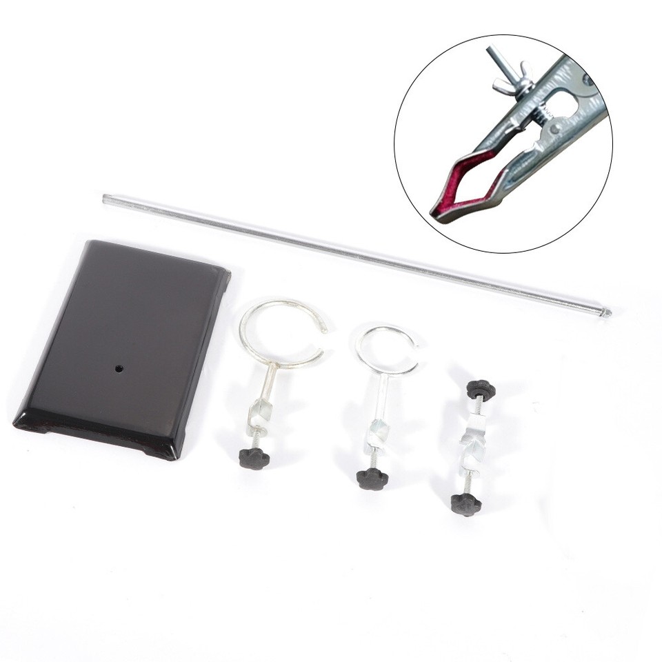 Lab Clamp Stands Support Platform Beakers Clip Condenser Chemistry ...